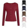 AnuYalue Womens 2026 Fall Cardigan Sweaters Lightweight Long Sleeve ...