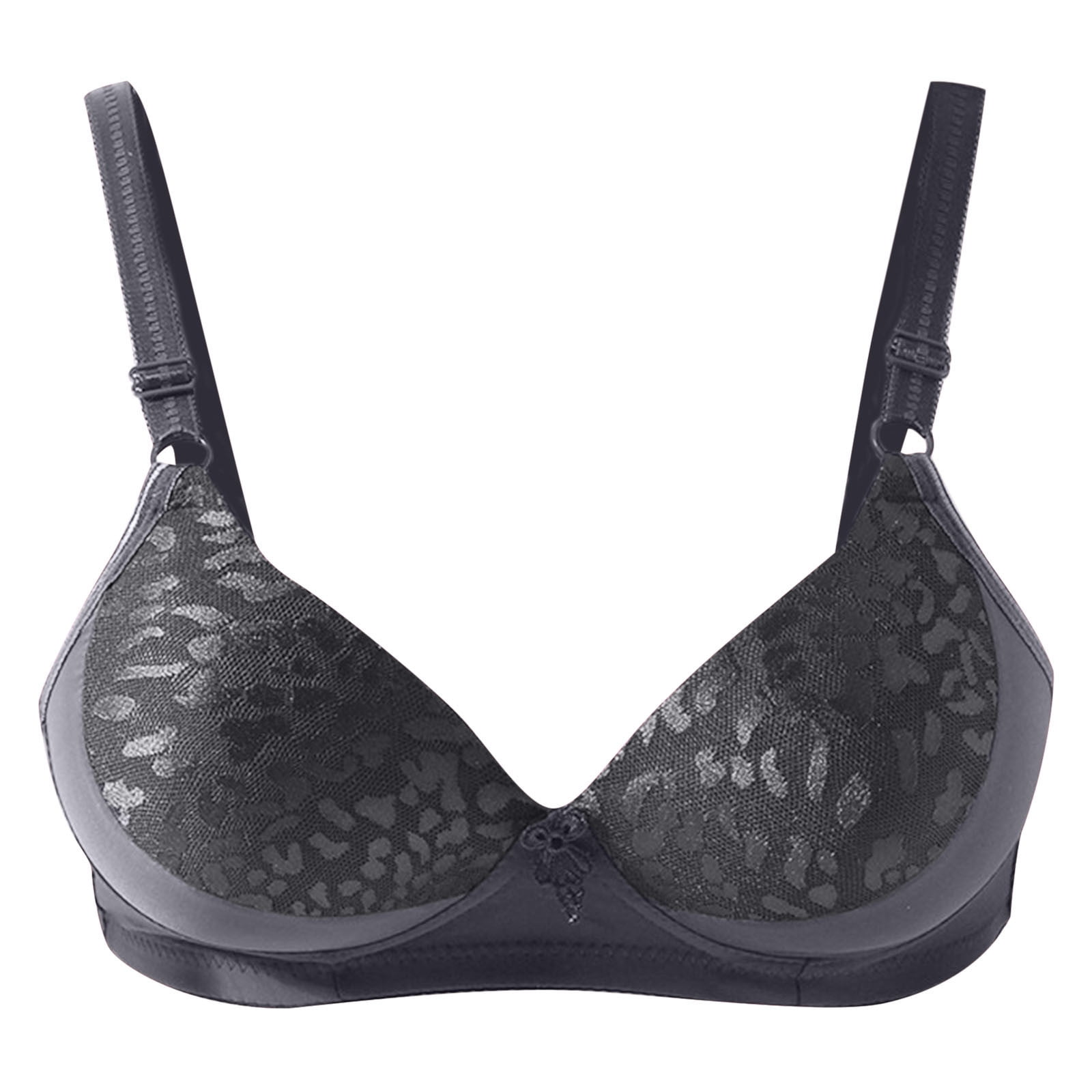 AnuYalue Womens Low Cut Sports Bra Minimizer Bra Wirefree Daily Bra ...