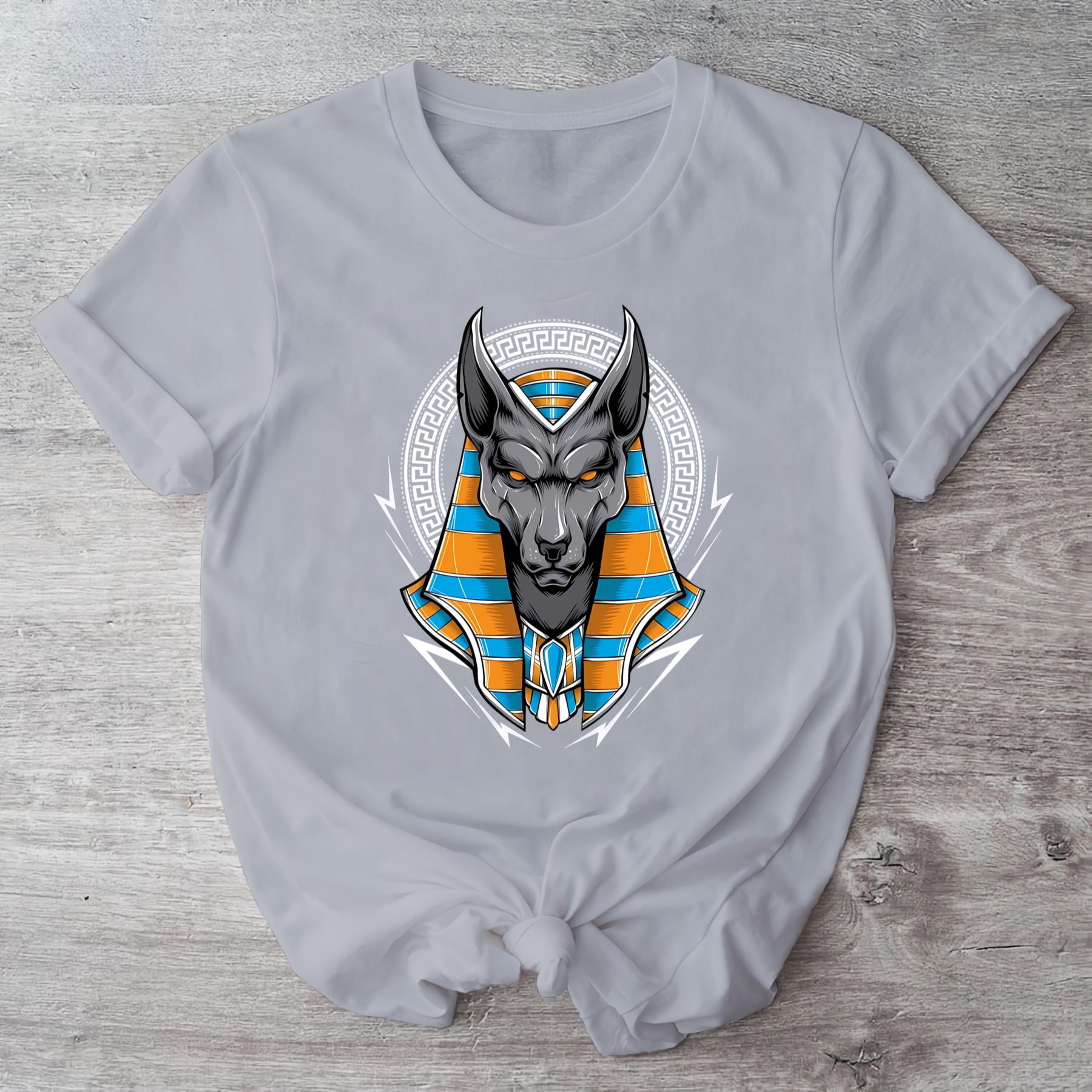 Anubis Ancient Egyptian God Of The Dead - Egypt Anpu Jackal T-Shirt ...