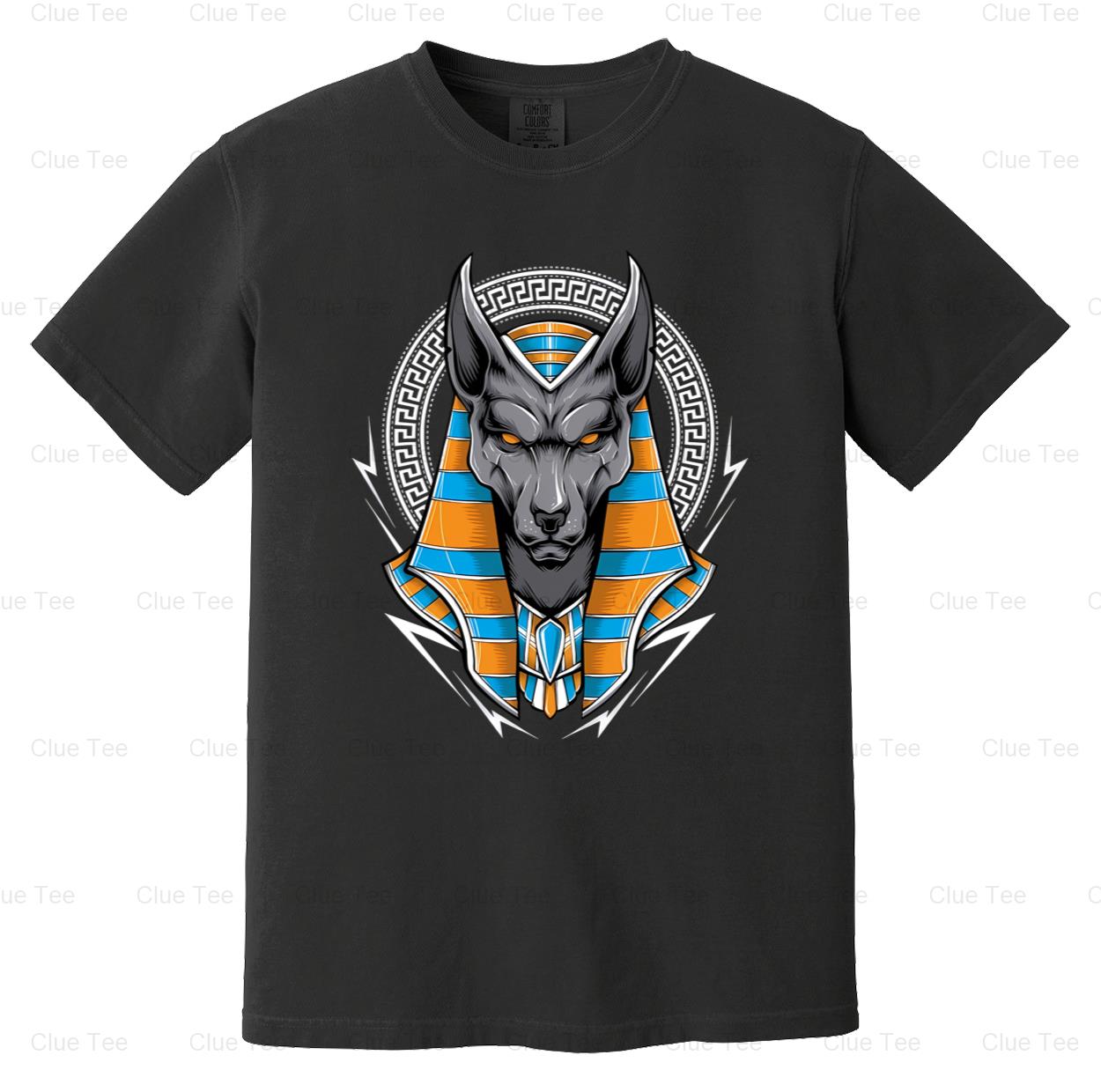 Anubis Ancient Egyptian God Of The Dead Egypt Mythology Comfort Color T ...