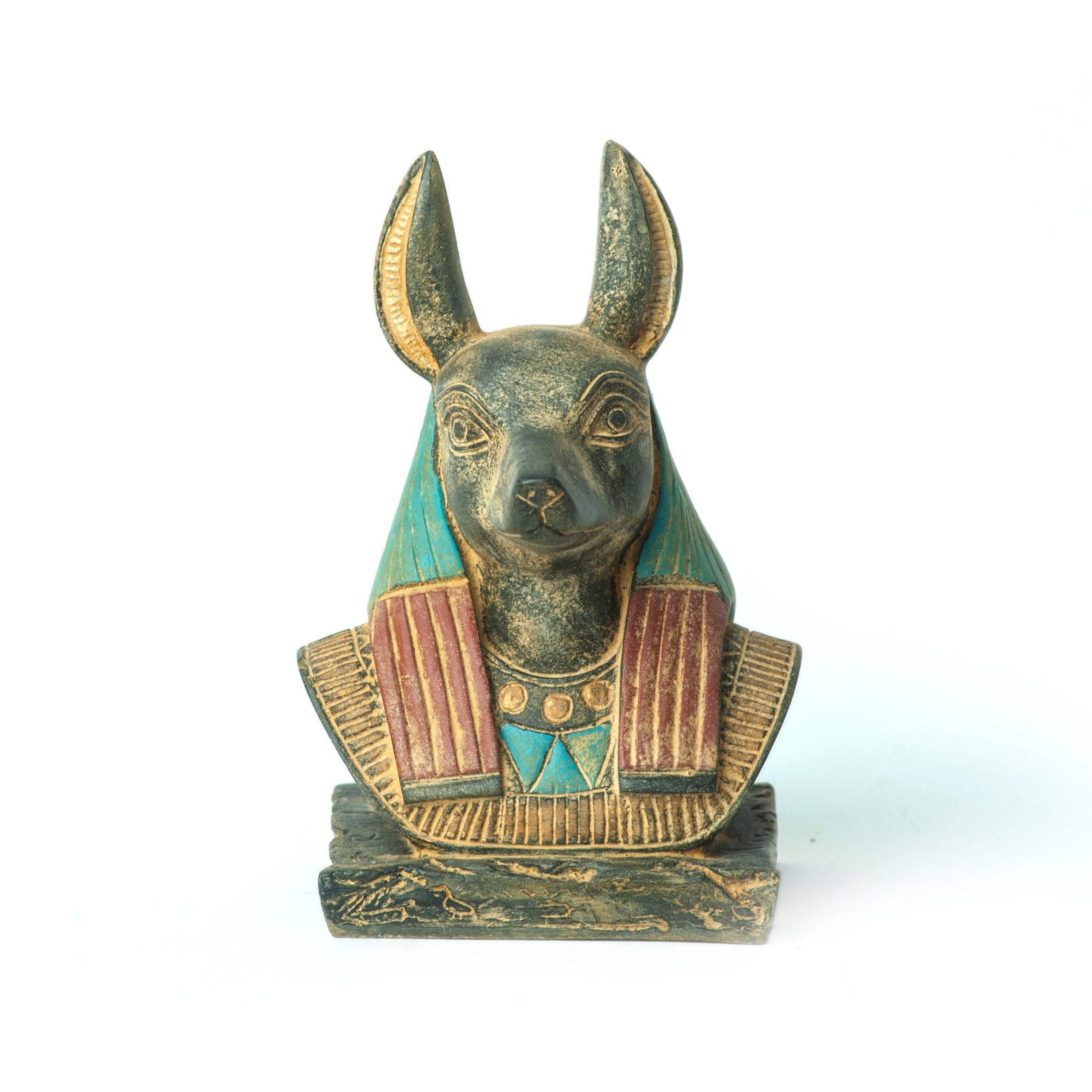 Anubis Bust Statue - Made in Egypt - Egyptian God - Walmart.com