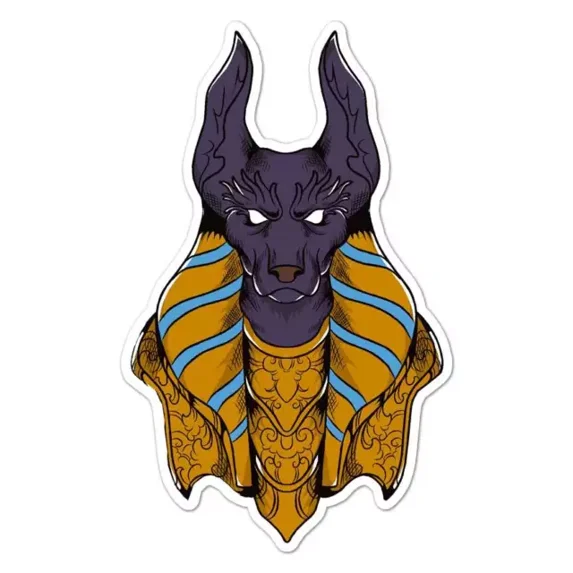 Anubis Egypt Nile Sticker Indoor Outdoor Phone Decal Water Bottle ...