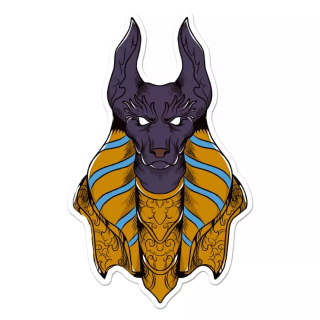 Anubis Egypt Nile Sticker Phone Decal Water Bottle Stickers Car Decals ...