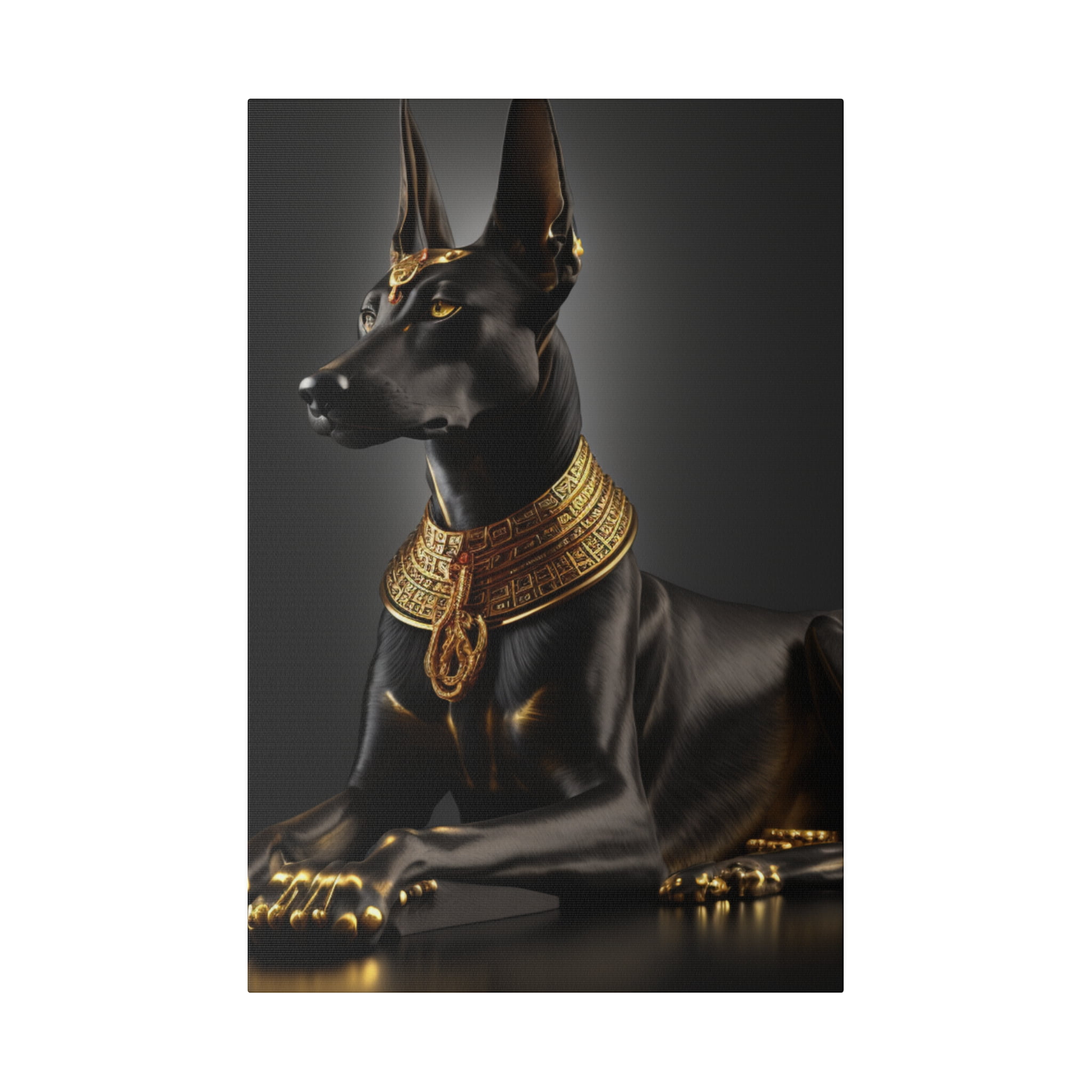 Anubis Egyptian God Matte Wall Canvas Home Decor Wall Art - Walmart.com