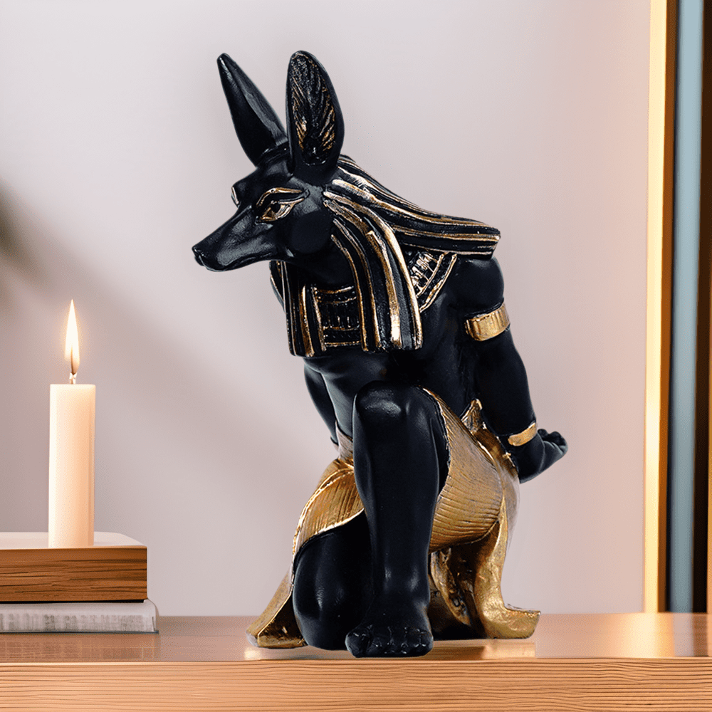 Anubis God game handle stand, mobile phone stand, resin crafts, desktop ...