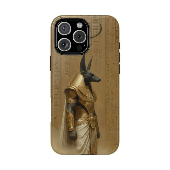 Anubis Golden Jackal God Ancient Egyptian Armor Case with iPhone 17 to ...