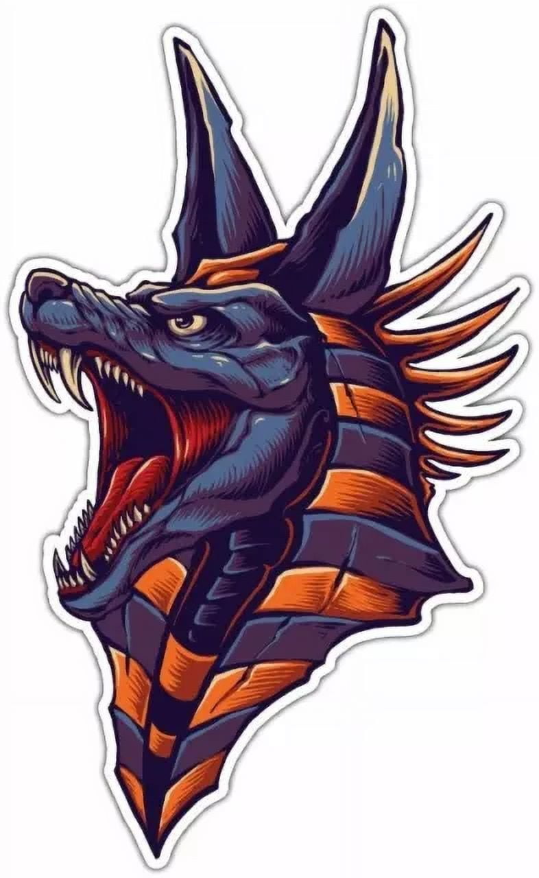 Anubis Jackal God Death Greek Wolf Skull Car Window Stickerphone Decal ...