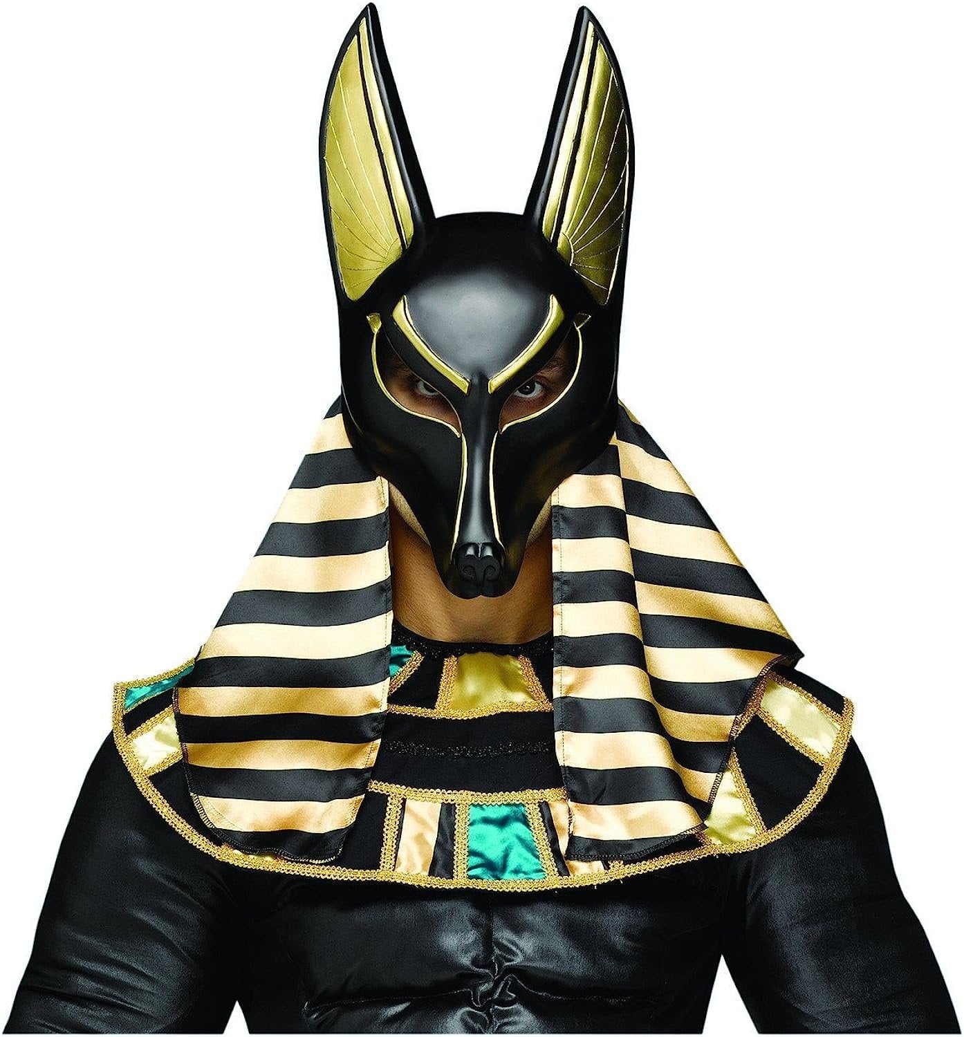 Anubis Mask Adult Halloween Costume Accessory, Egyption Inspired ...