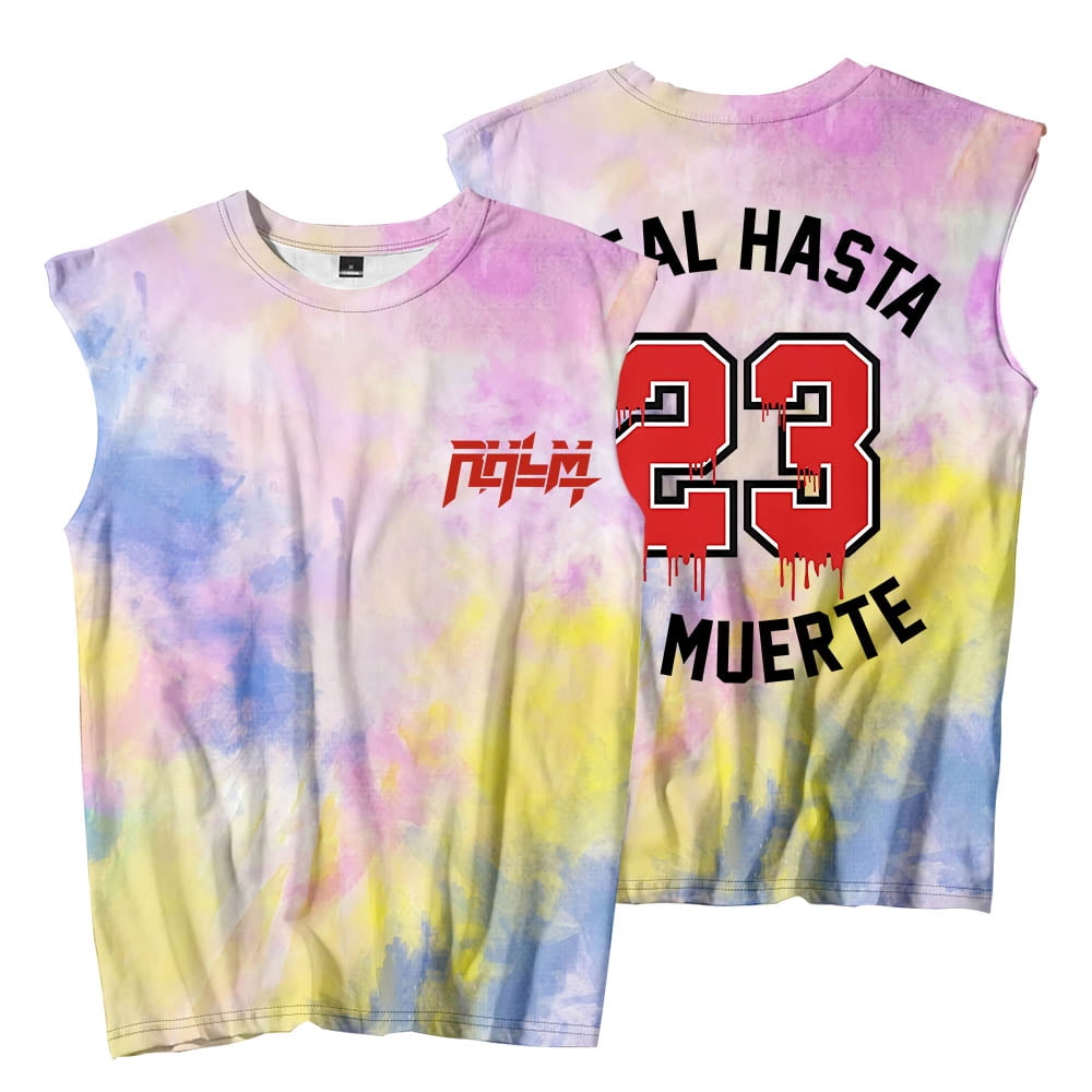 Anuel AA 23 Logo Sleeveless T-Shirts Real Hasta la Muerte 2 Tour Merch ...