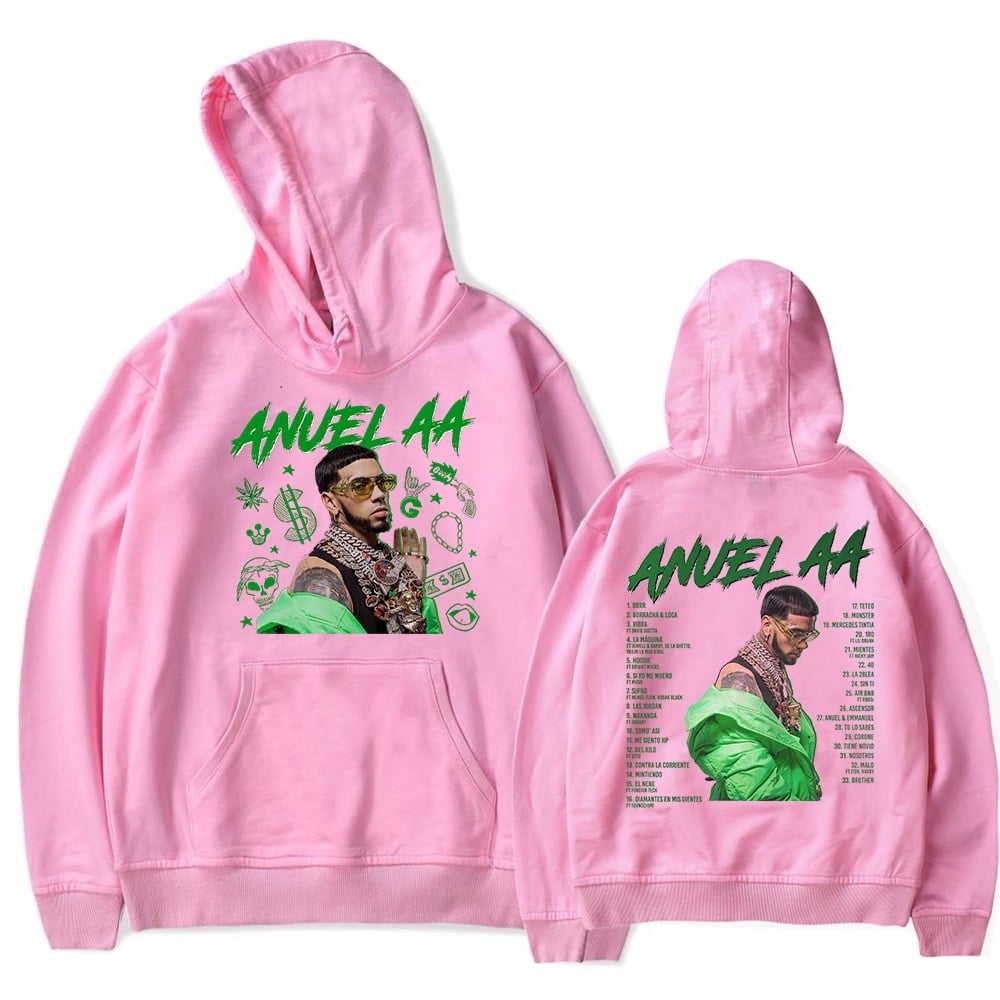 Anuel AA Latin Trap Music Tour 2023 Merch Unisex Hoodie Pop Graphic ...