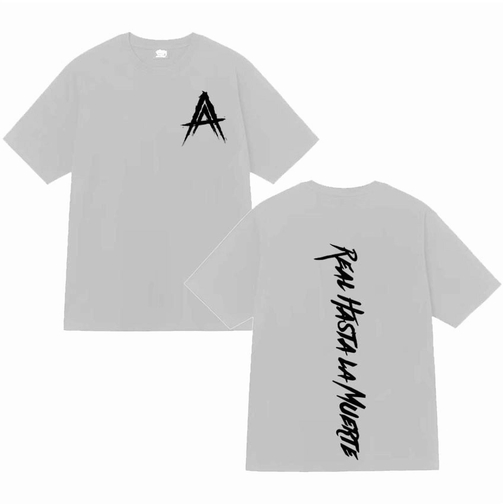 Anuel AA Real Hasta La Muerte Graphic Crewneck T-Shirt - Unisex ...