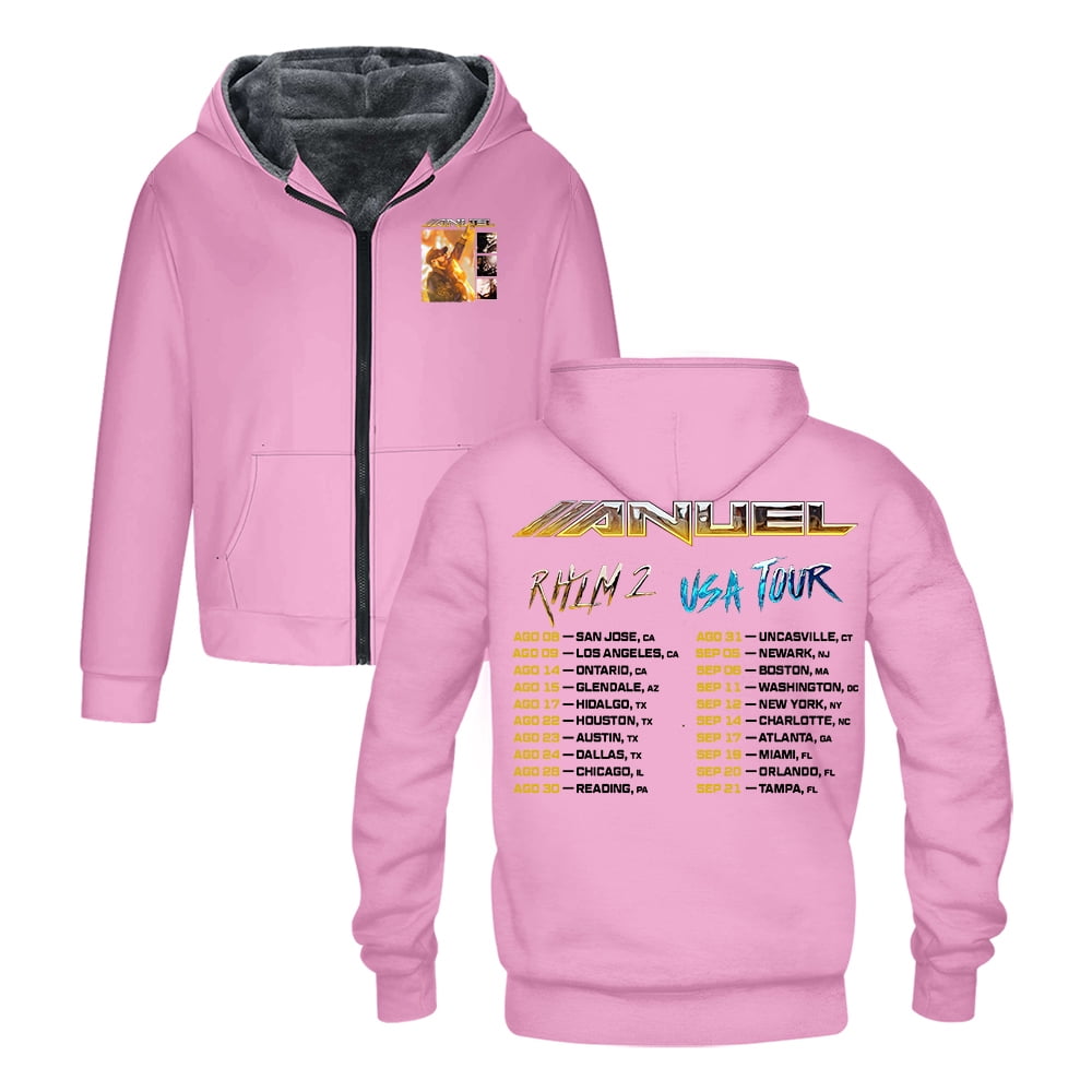 Anuel AA Real Hasta la Muerte 2 Tour Zipper Hoodie Long Sleeve Jacket ...