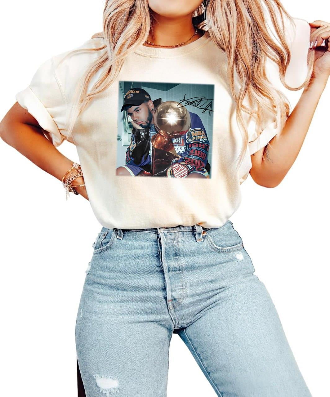 Anuel AA Signature Latin Trap Reggaeton Music Comfort Color T-Shirt, for men & women, up to size ...