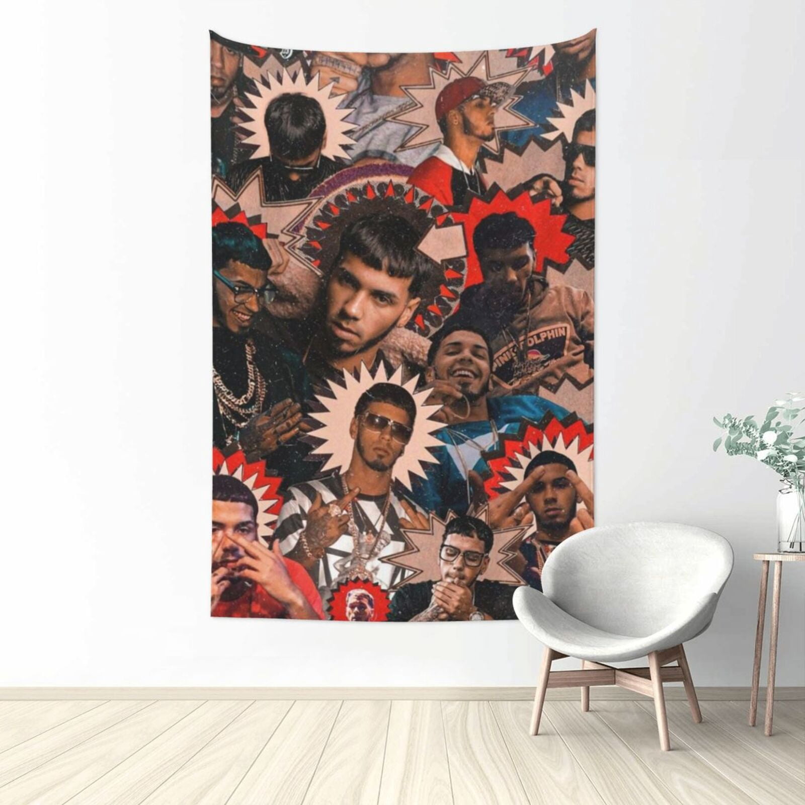 Anuel Aa Bedroom Tapestry, King Size, Wall Hanging, Wall Decor, College ...
