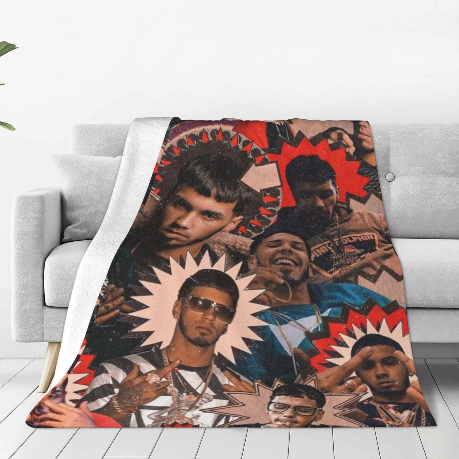 Anuel Aa Blanket For Men And Women, Super Soft And Fluffy Facecloth ...