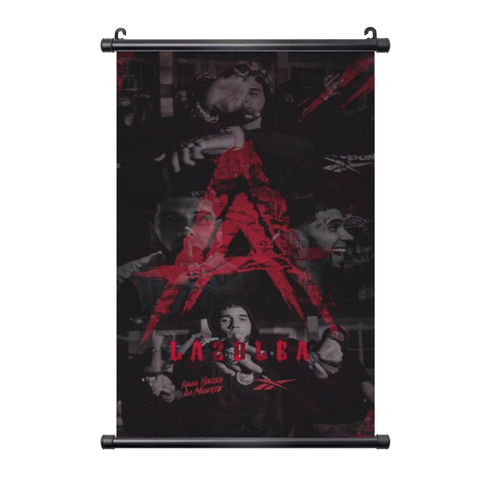 Anuel Aa Posters Wall Hanging Black Plastic Shaft Poster Wall Art ...