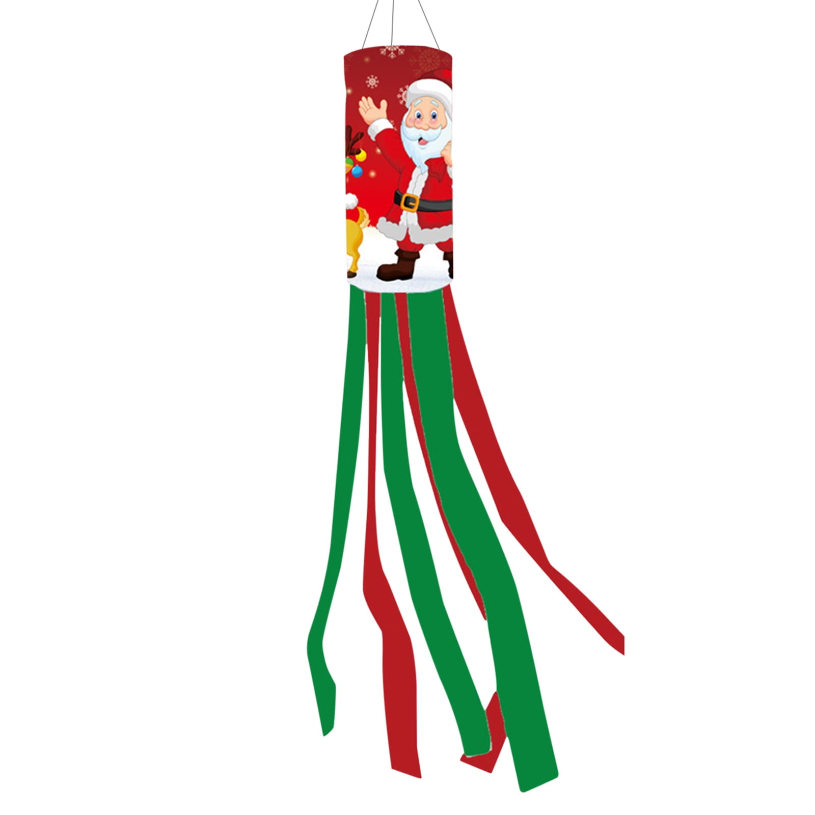 AnuirheiH Christmas Windsock Flags, Winter Weather Vane Outdoor Hanging ...