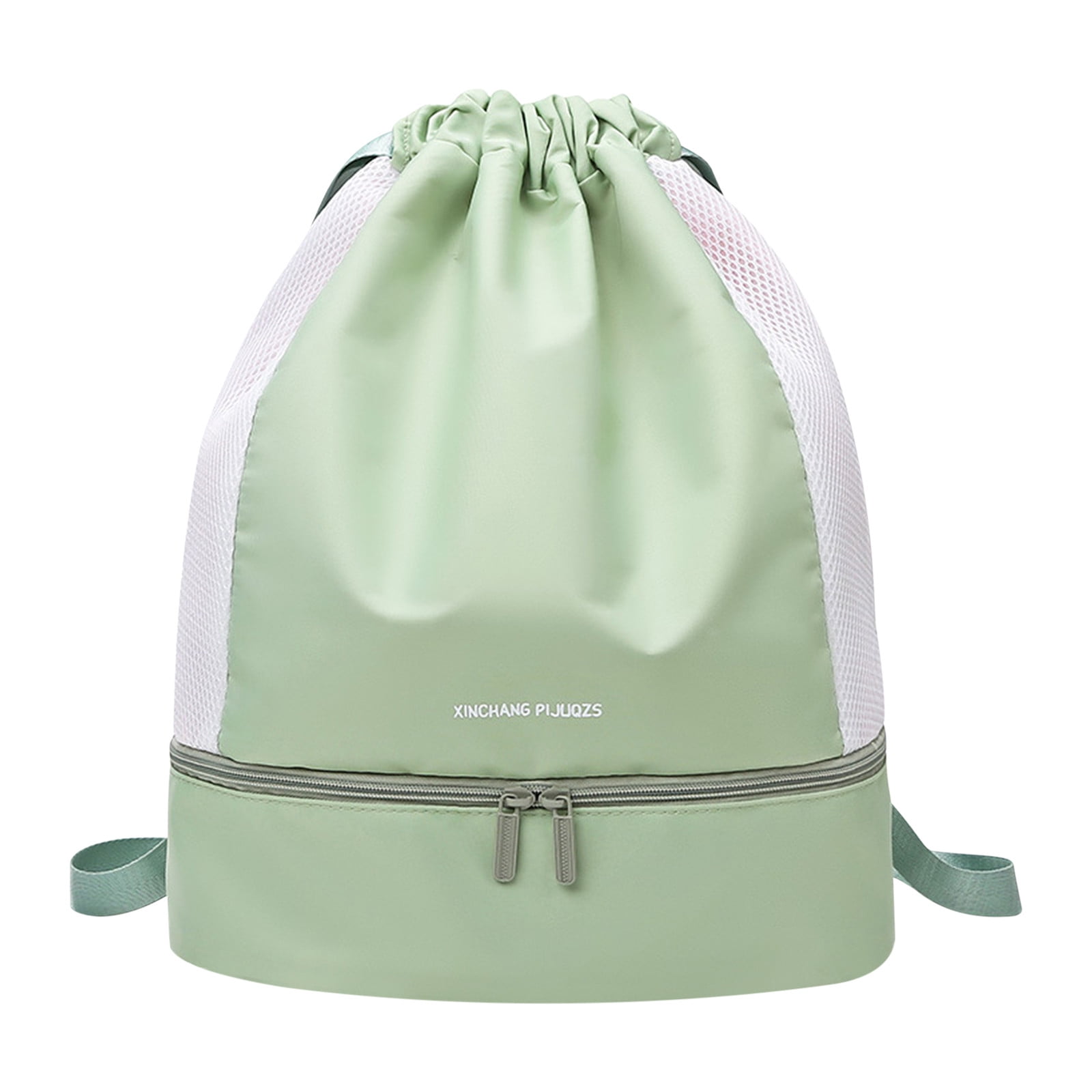 AnuirheiH Dry Wet Separated Swimming Bag Portable Drawstring Backpack ...