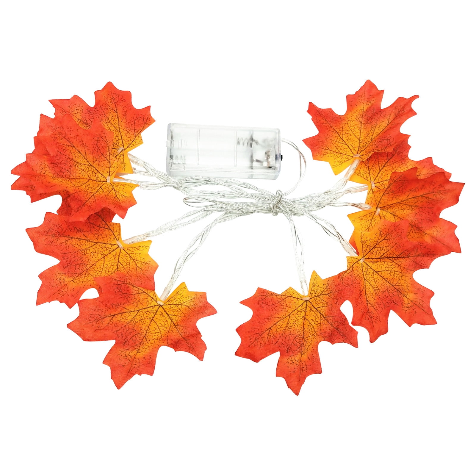 AnuirheiH Fall Lighted Garland Thanksgiving Fall Decor Lighted Fall ...