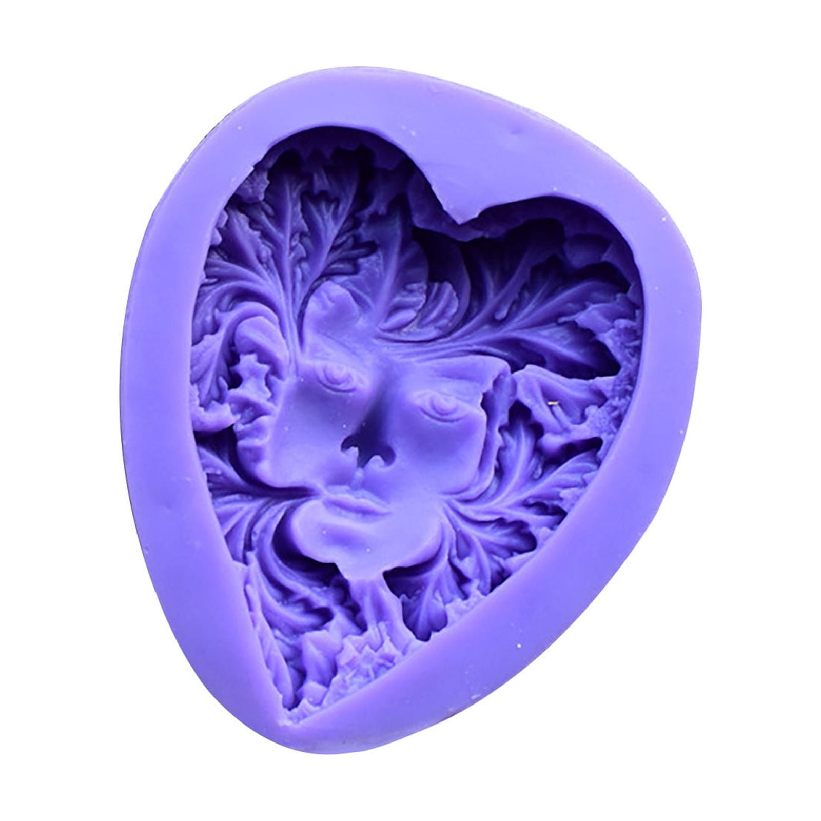 AnuirheiH New Creative Tree Cane Face Silicone Fondant Mold Silicone ...