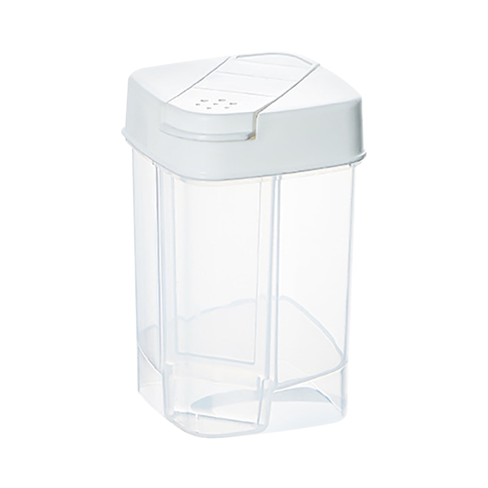 AnuirheiH Spice Bottles, Clear Plastic Container Jars with Lids Labels ...