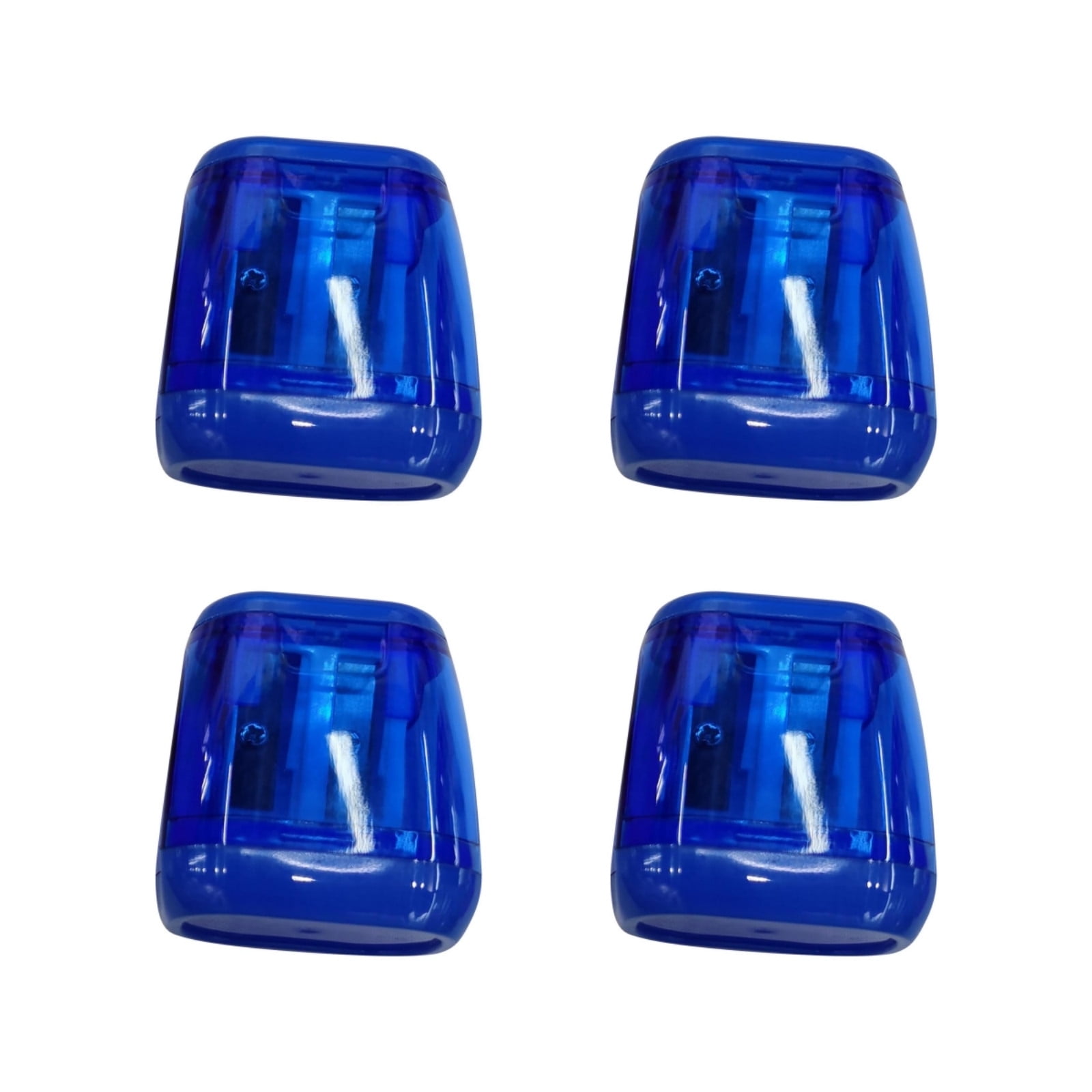 Anuirheih 4Pcs Pencil Sharpeners, Double Hole Manual Pencil Sharpeners ...