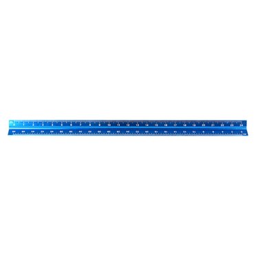 Chartpak Adjustable Triangular Scale Aluminum Engineers Ruler, 12 ...