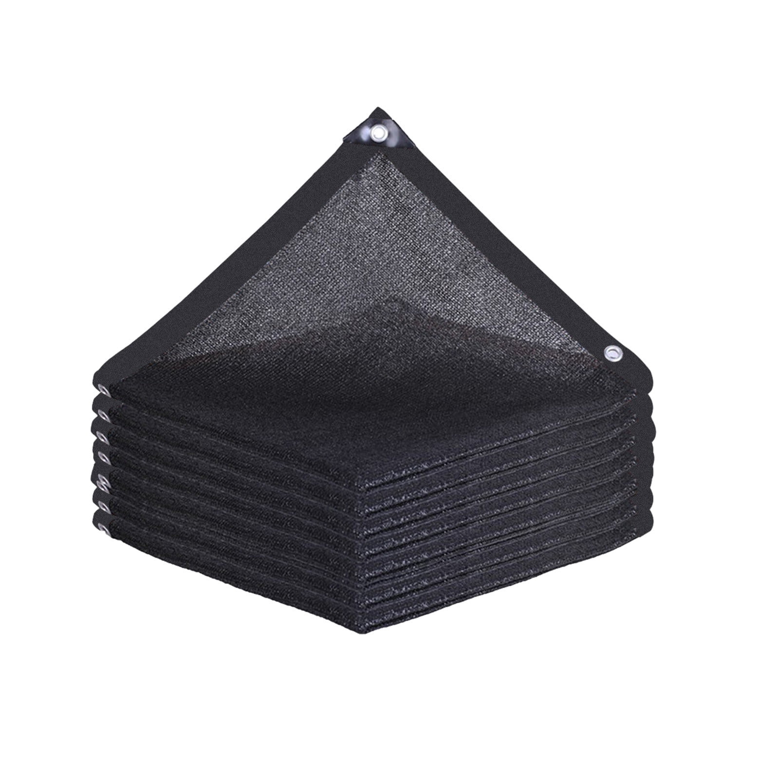 Anuirheih Black Shade Sails with 32.8ft Rope, 6.6x13.2ft Sun Shade ...