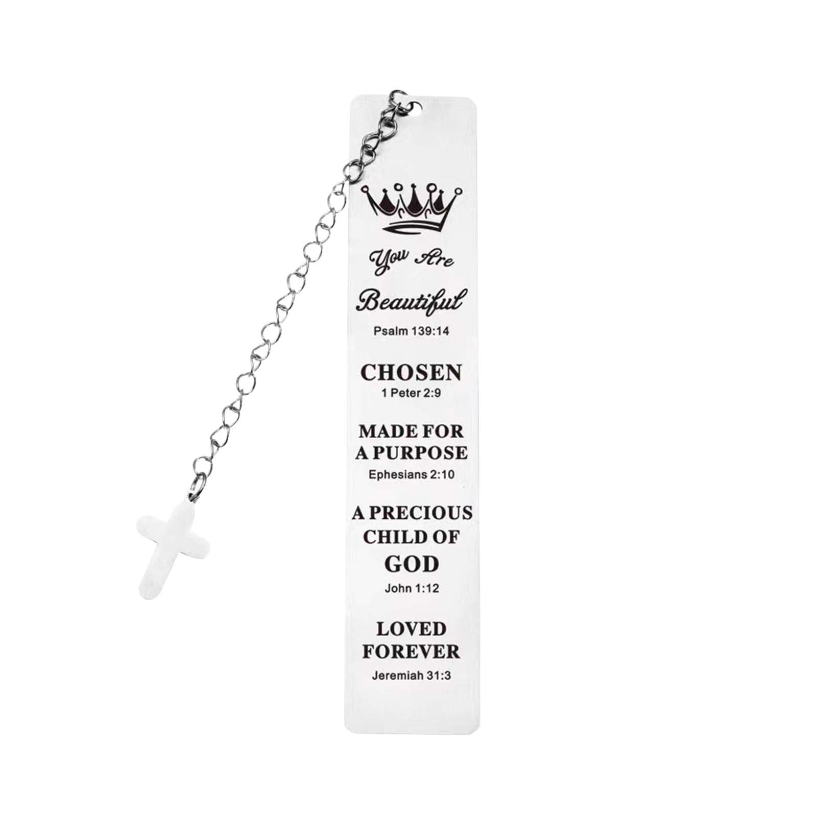 Anuirheih Bookmarks Stainless Steel Book Page Holder for Women Men ...