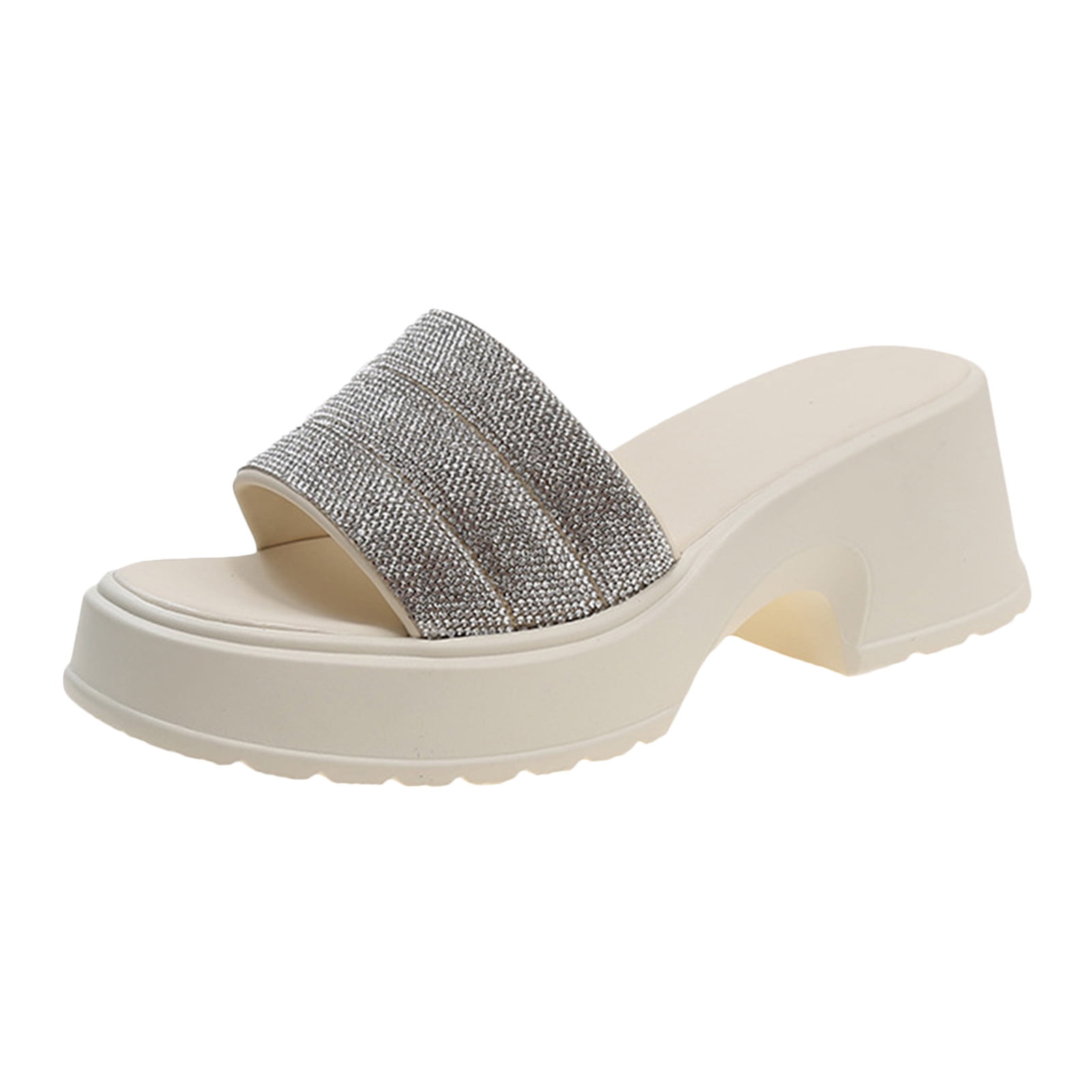 Anuirheih Clearance Slip on Sandals Women,Women's Casual Slippers One ...