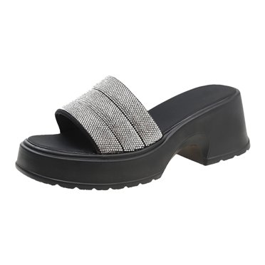 Scoop Women's Buckle Slide Sandals - Walmart.com