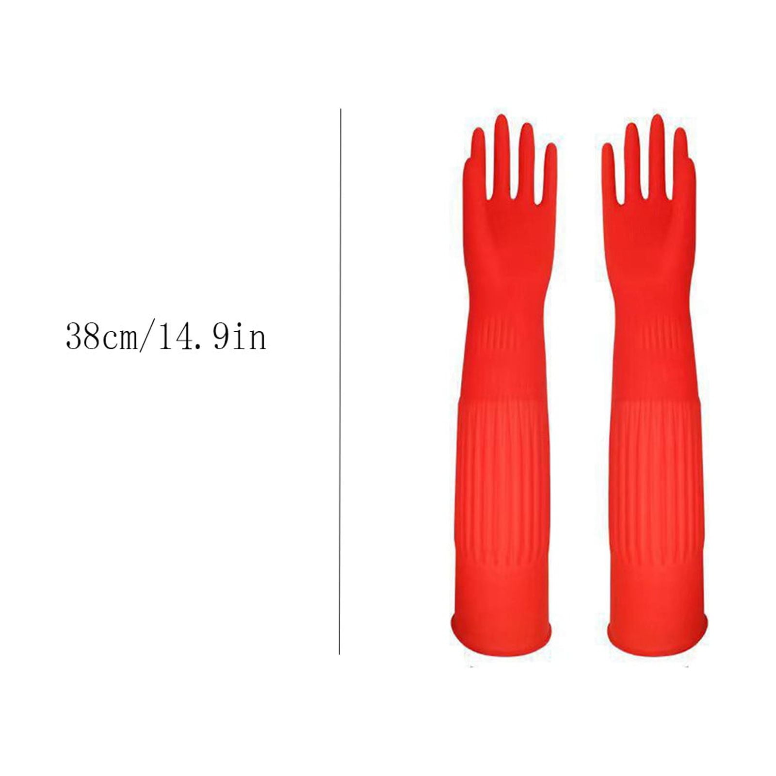 Anuirheih Kitchen Gloves for Washing Dishes, Reusable Household Gloves ...
