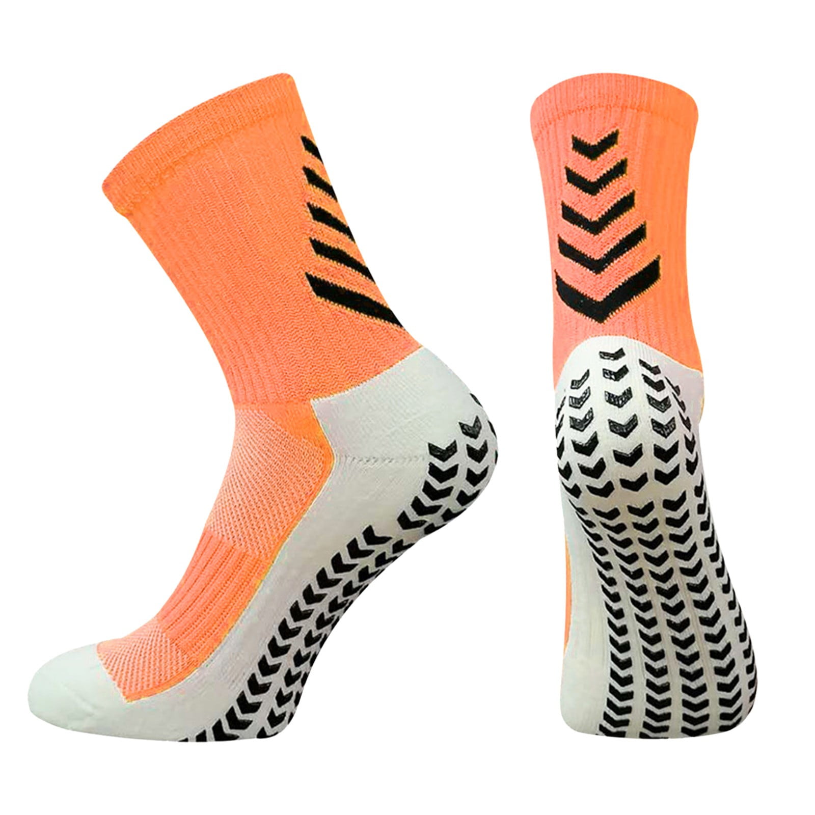 Anuirheih Men's Soccer Socks Anti Slip Grip Pads for Football ...