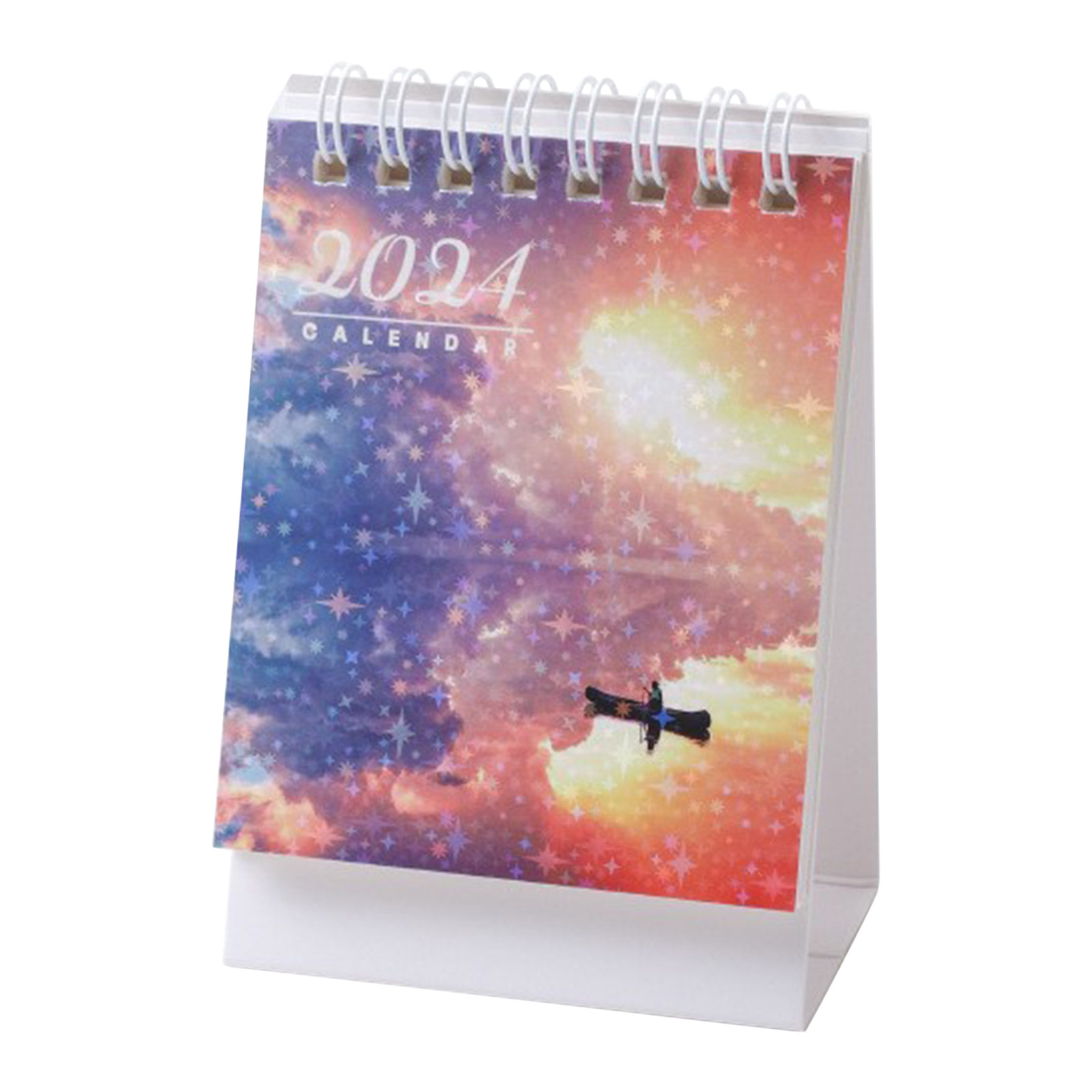 Anuirheih Mini Desk Calendar 2024, Small Desktop Calendar with Strong ...