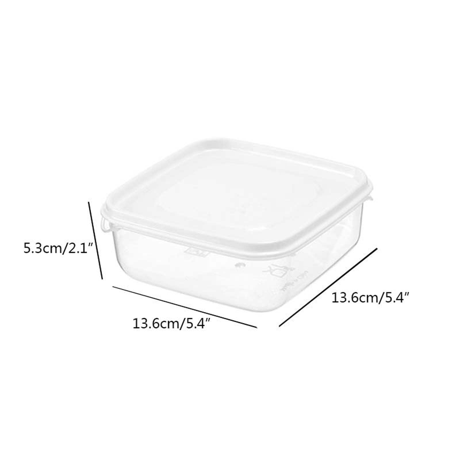 Anuirheih Plastic Cereal Containers Storage Bins with Lids, Clear ...