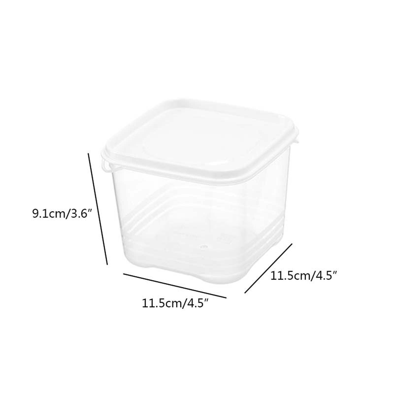Anuirheih Plastic Cereal Containers Storage Bins with Lids, Clear ...