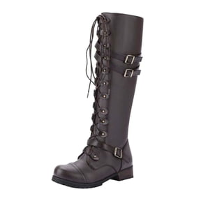 Volatile Boot Camp Women’s Knee High Combat Boots - Lace Up Boots for ...