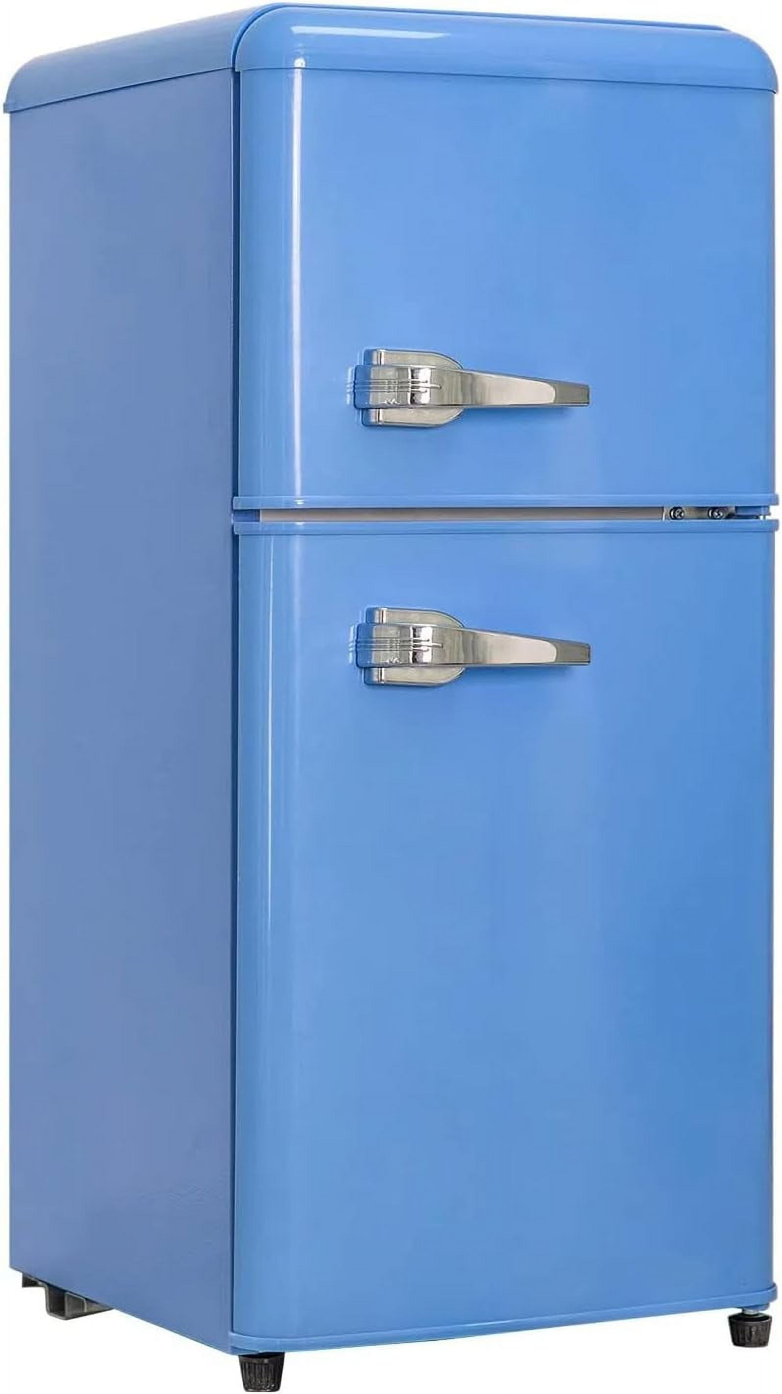 Anukis Mini Fridge with Freezer 3.5 Cu Ft 2 Door Compact Refrigerator ...