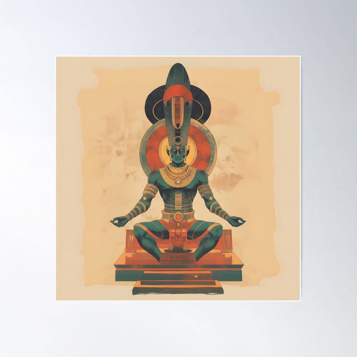 Anunnaki - Sin The God Of The Moon Poster Wall Art, Modern Wall Decor ...