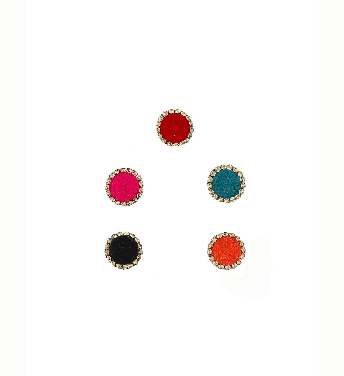 Anuradha Art Jewellery Multi Colour Small Bindi Wedding Bindi Packets ...