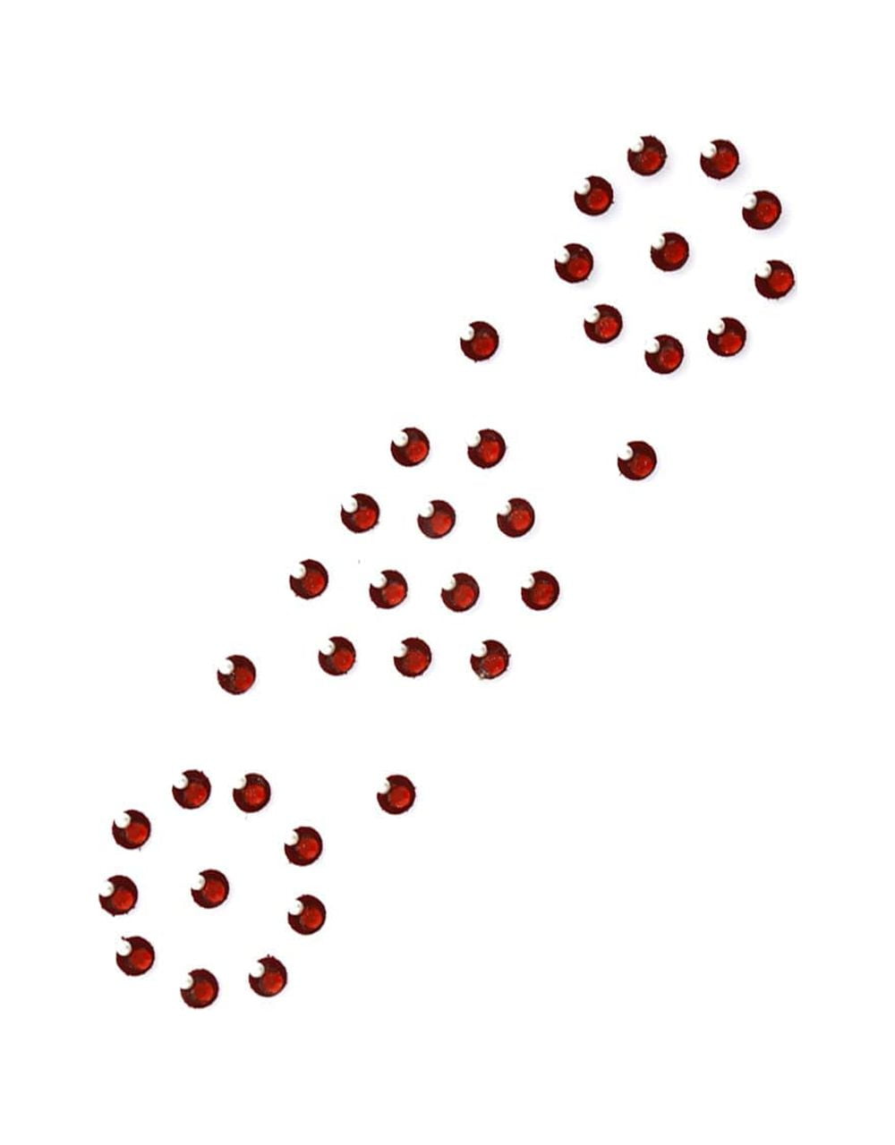 Anuradha Art Maroon Colour Foreheads Bindis For Stylish Girls|Small ...