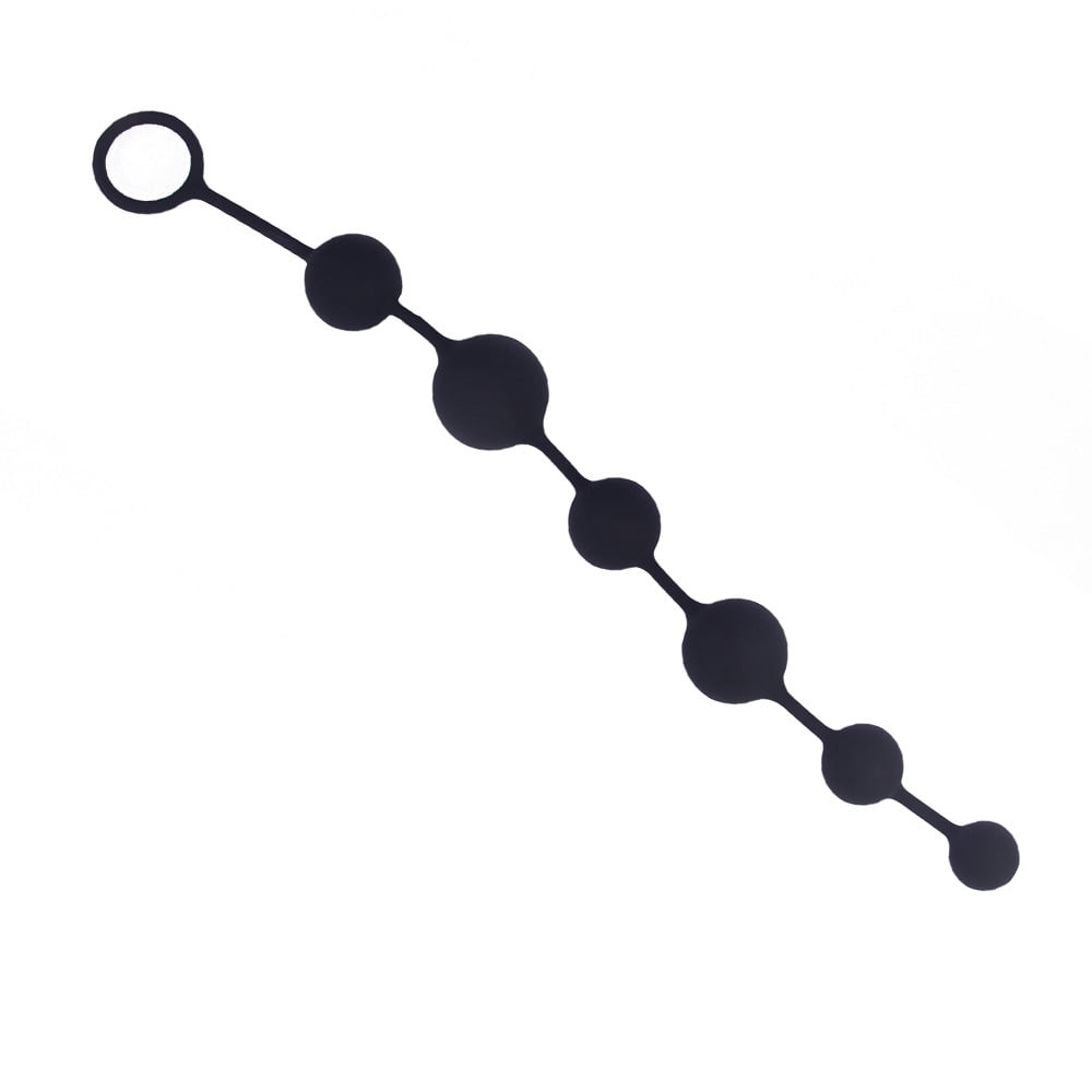 Anus Butt Plug Beads Design Soft Silicone Portable Prostate Massagers