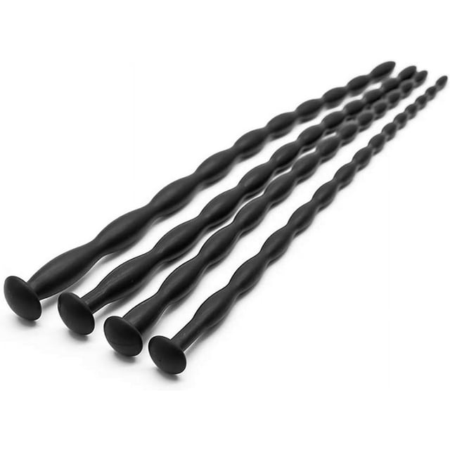 Anus Plug Butt Soft Silicone Urethral Tube 4pcs Pack Of 4 Comfortable
