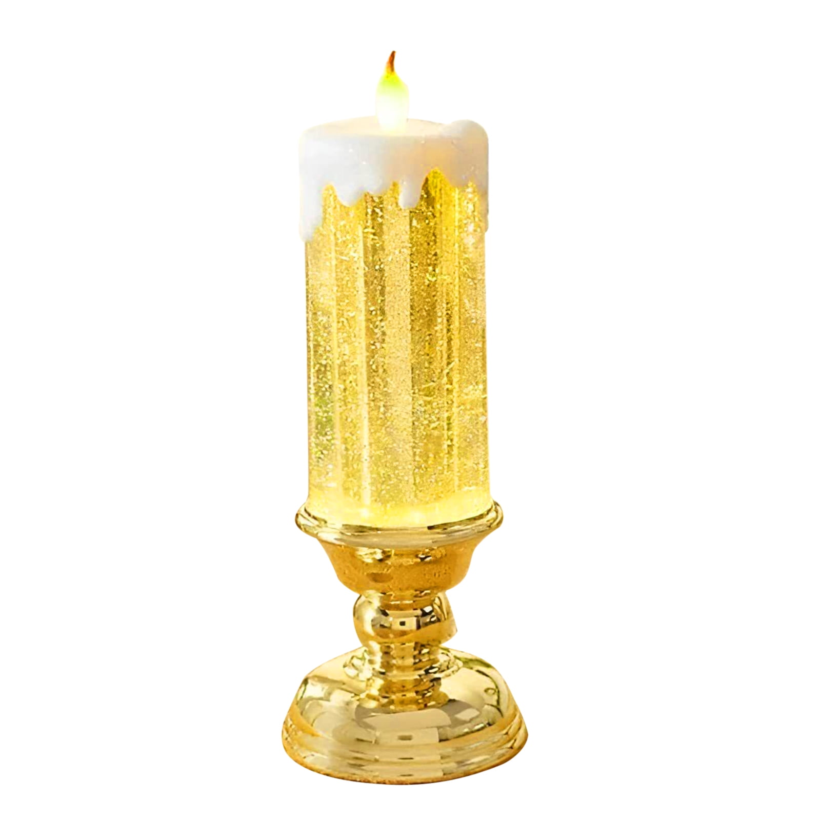 Anvazise 1 Set Candle Light Swirling Glitter Plug And Play Waterproof ...
