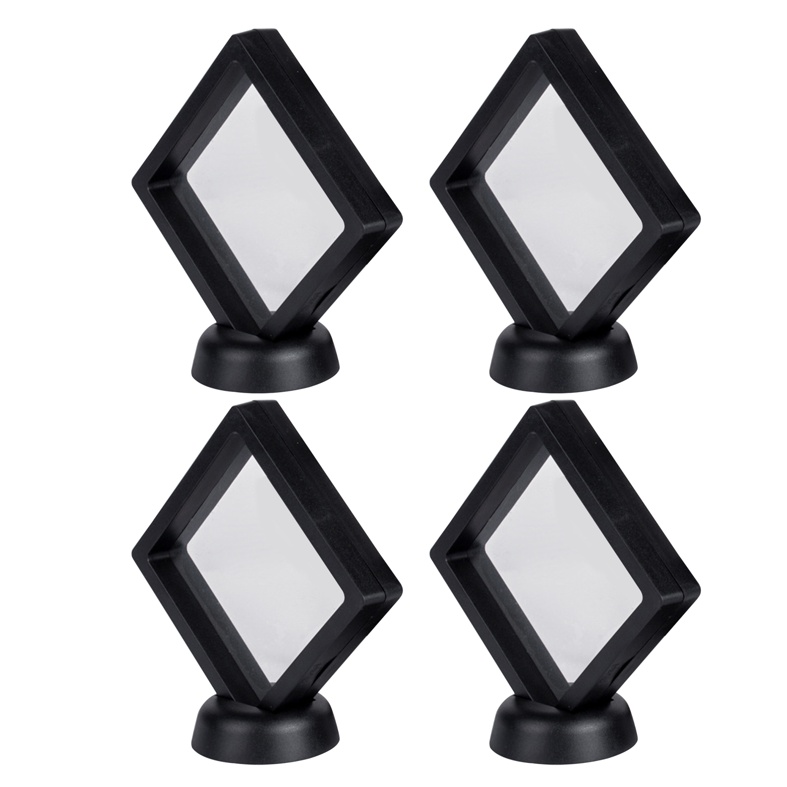 Anvazise 1 Set Ring Display Box Round Edge Visual Effect Plastic ...