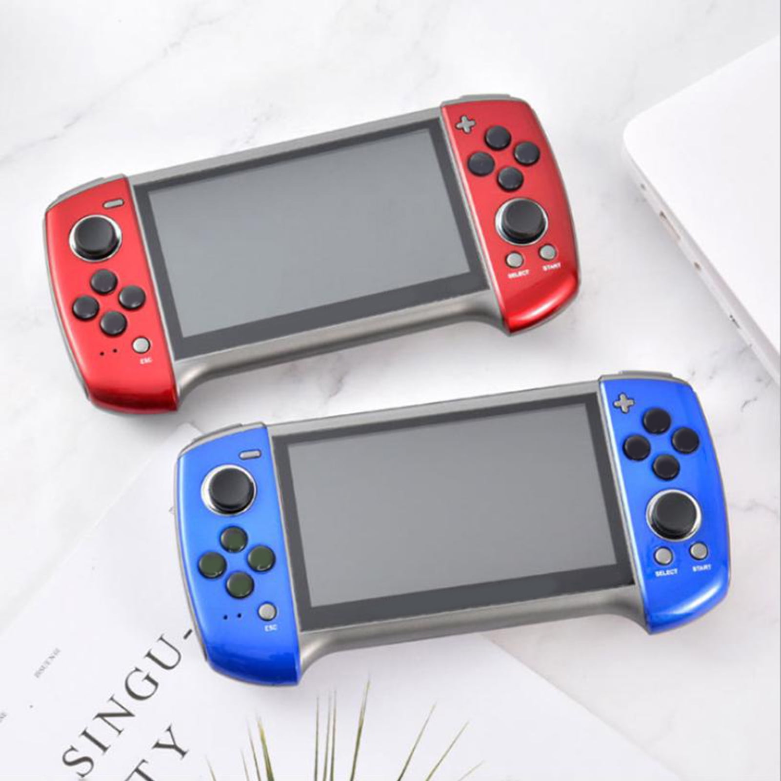 Anvazise 1 Set Vintage Game Console Responsive Multiple Games Dual Grip ...