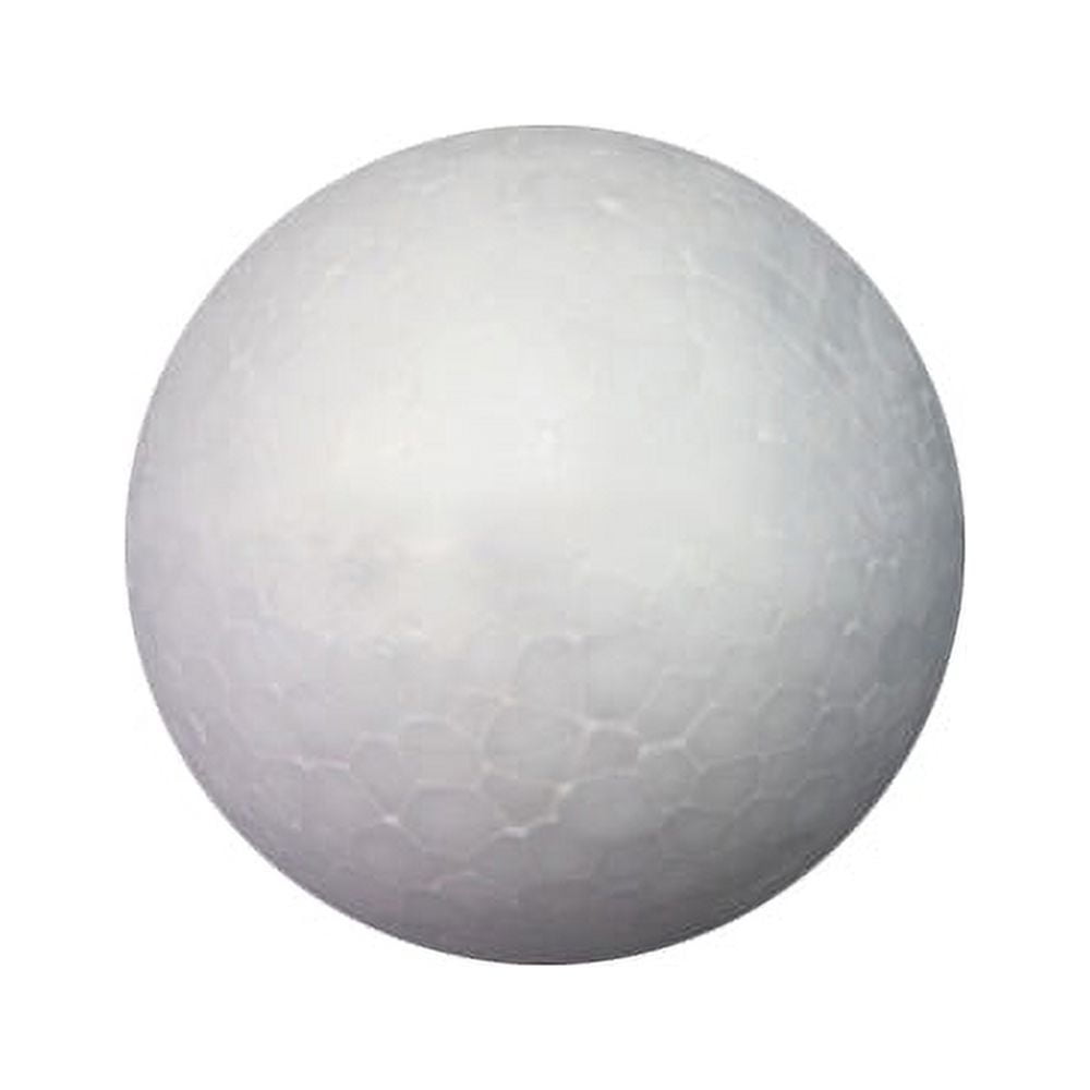 Anvazise 10 Pcs 50mm 60mm Creative DIY Craft White Foam Ball Spheres ...