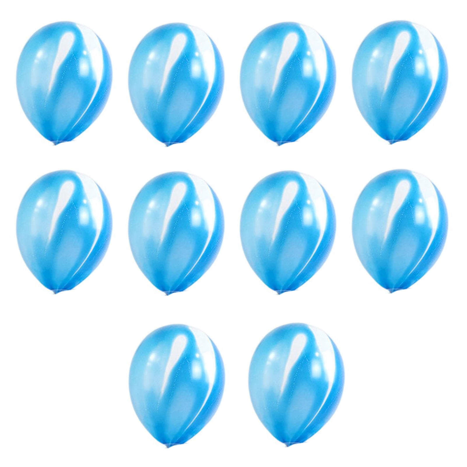 Anvazise 10-inch Party Balloon Marble Agate Pattern Leakproof Anti ...