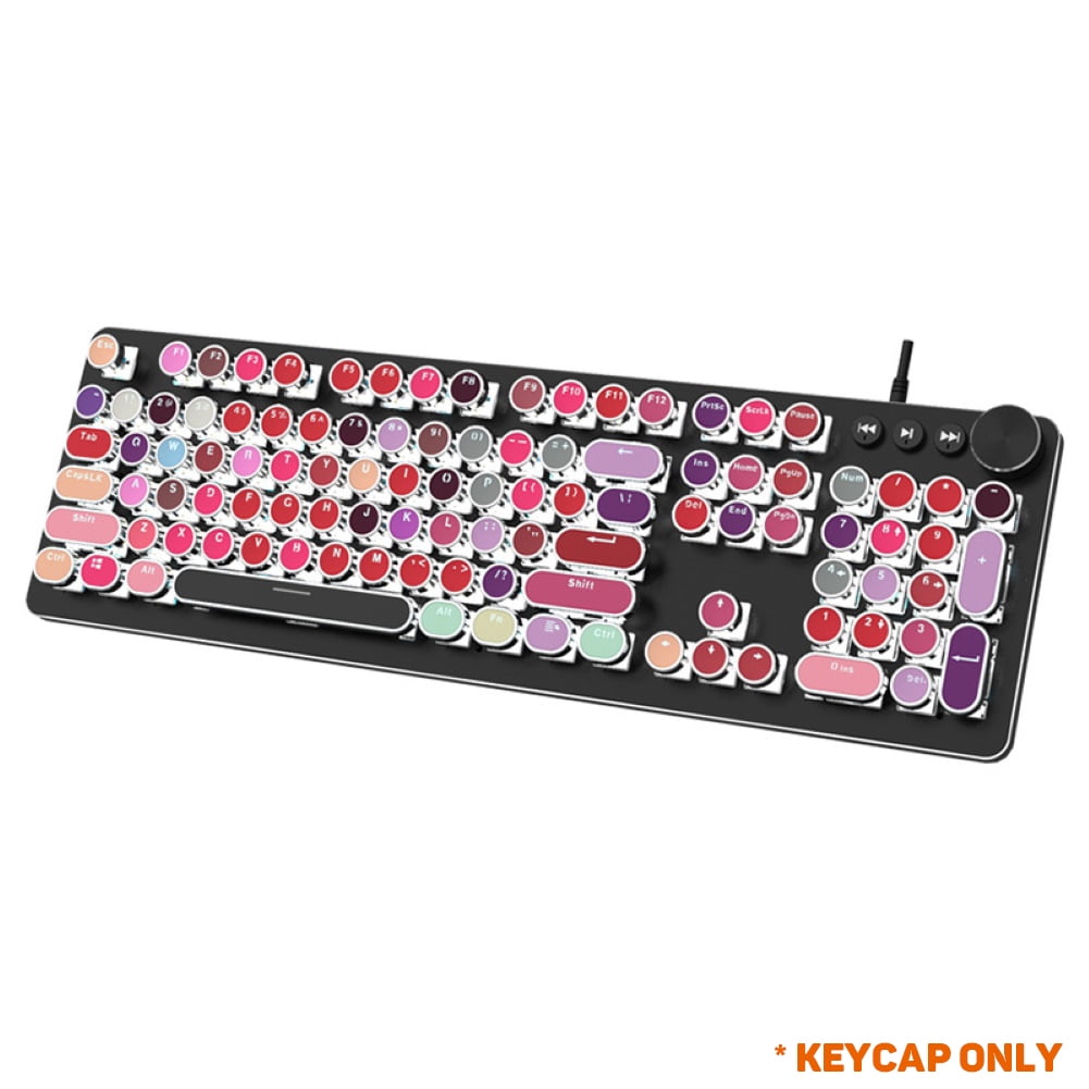 Anvazise Keycap 104Pcs Set PBT Universal Round Design with Backlighting ...