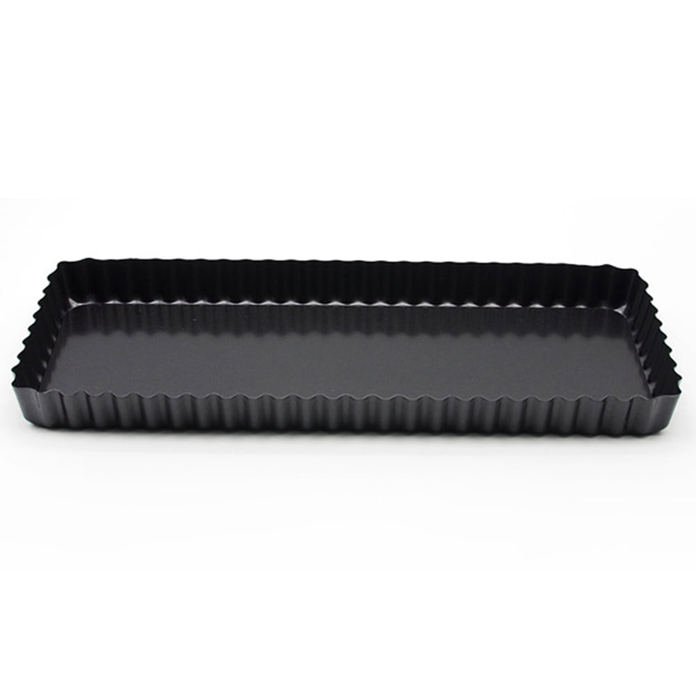 Anvazise 14 Inch Kitchen Carbon Steel Bread Tarts Baking Pan Tray with ...